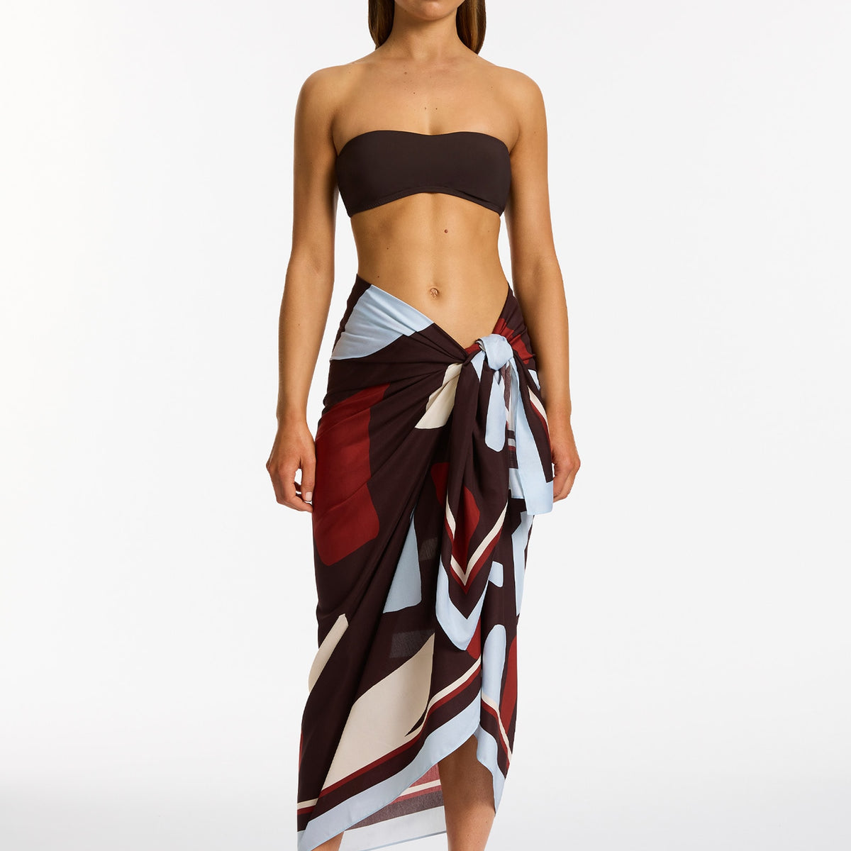 Zarla Long Sarong - Ruby – JETS US