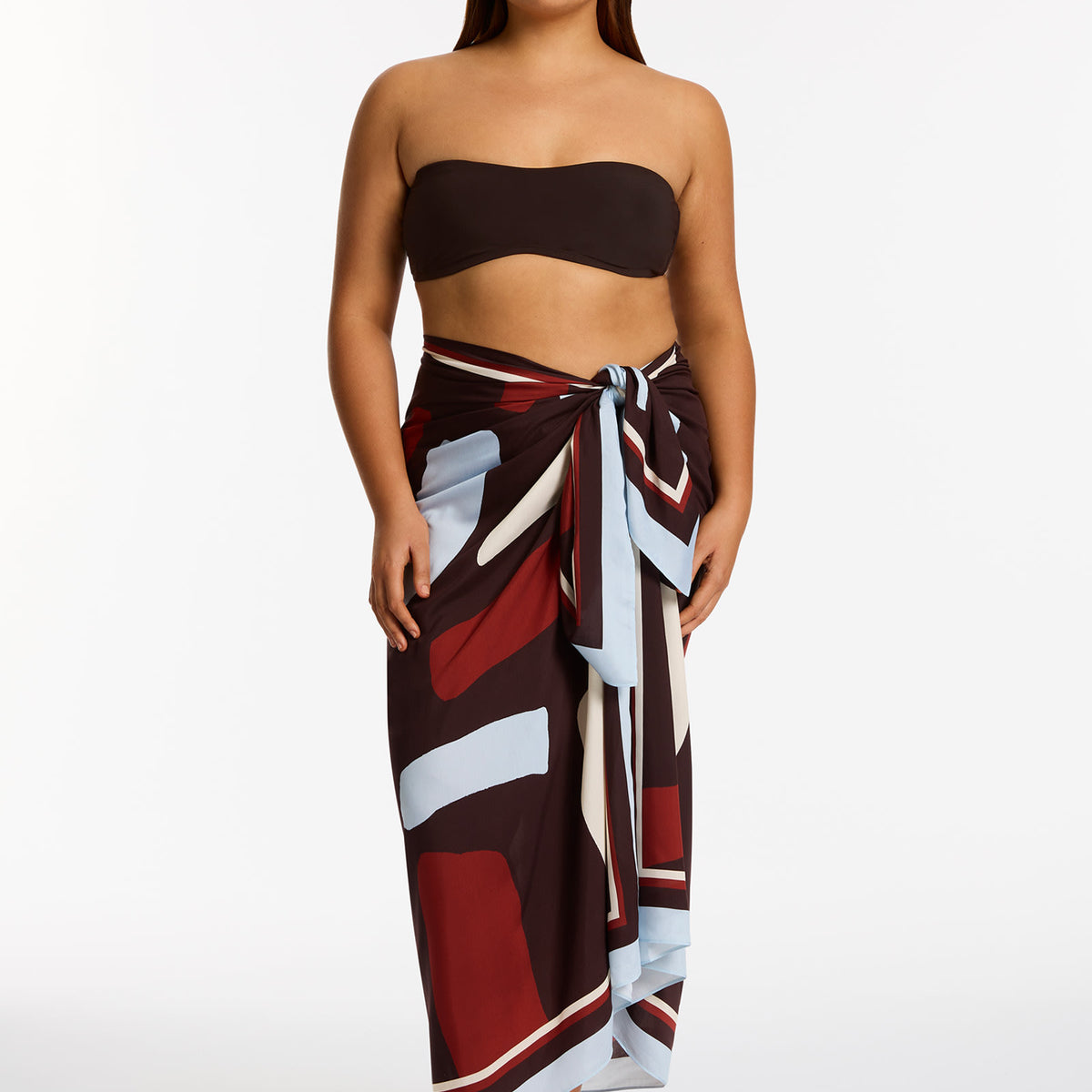 Zarla Long Sarong - Ruby – JETS US