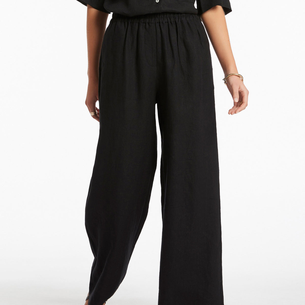 Jetset Wide Leg Pants - Black – JETS US