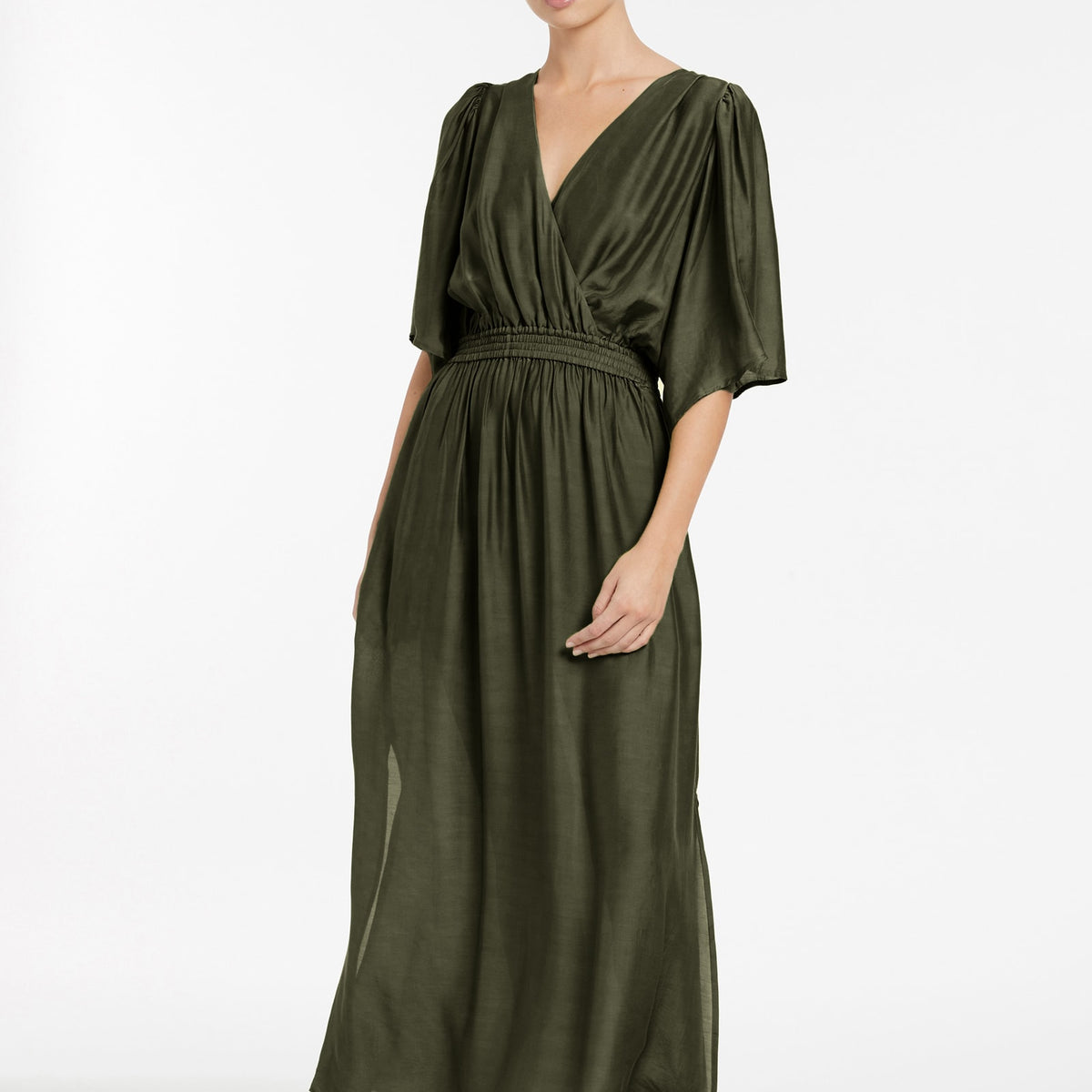 Jetset Full Sleeve Dress - Olive – JETS US