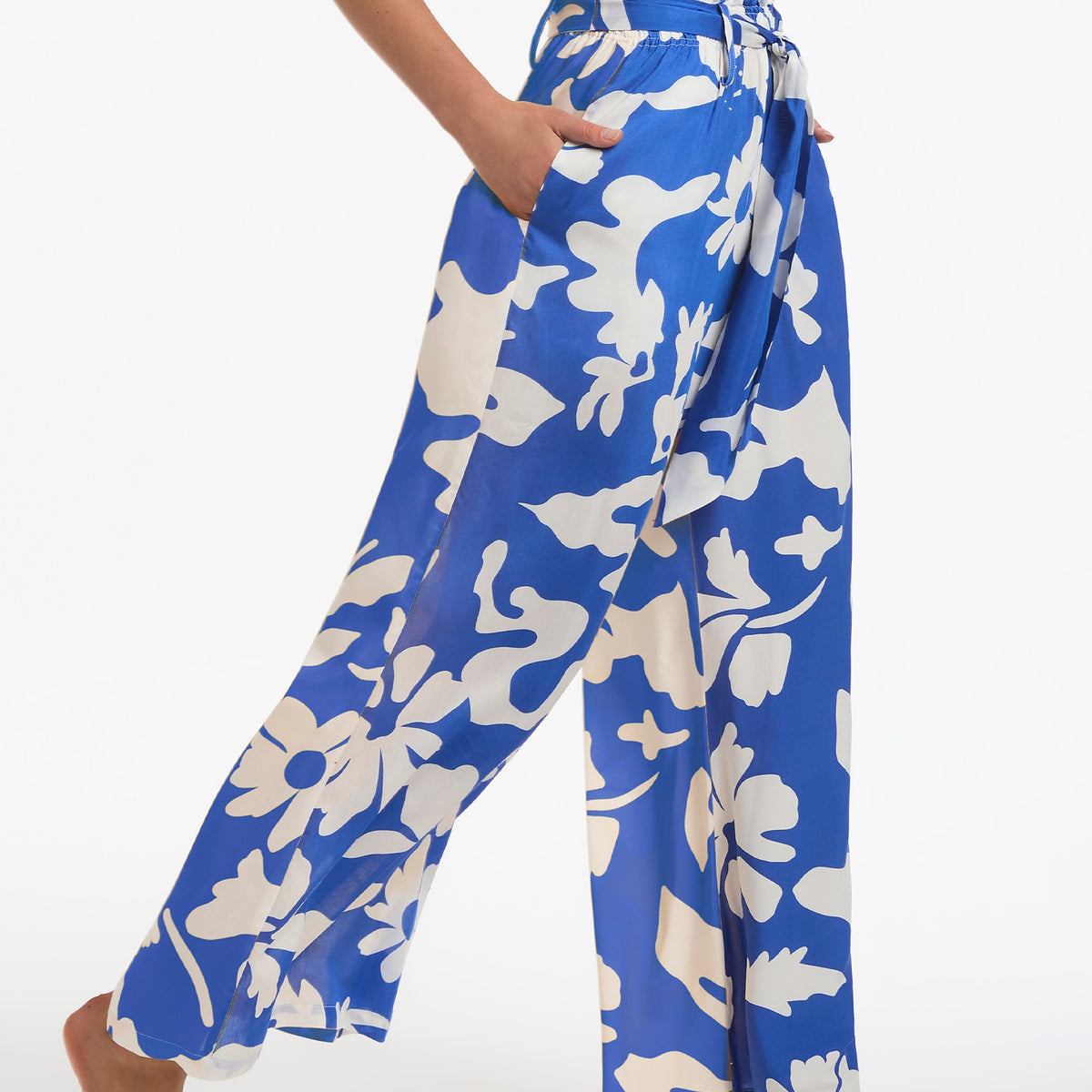 Emporio Flowing Pants - Sapphire – JETS US